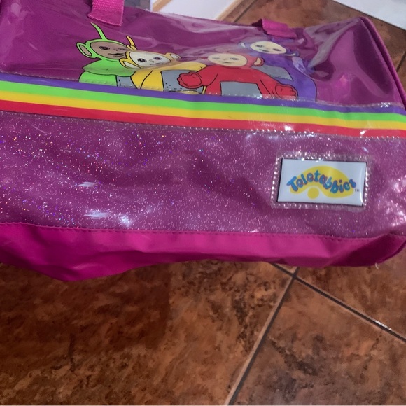 Teletubbies | Other | Vintage Pink Teletubbies Purple Tote Bag | Poshmark